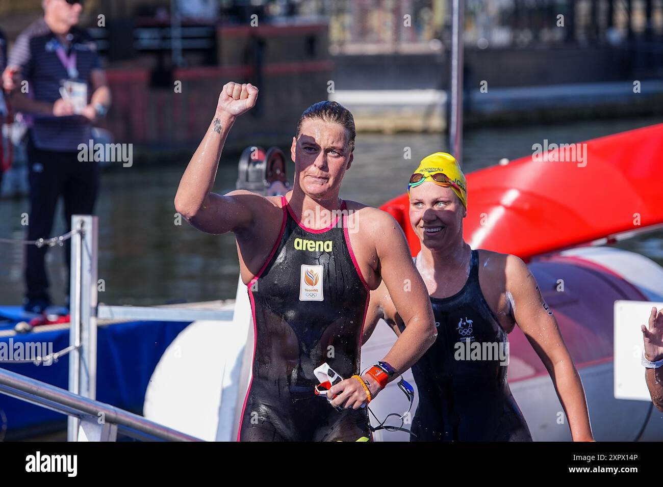 PARIS, FRANCE - AUGUST 8: Sharon van Rouwendaal of the Netherlands ...