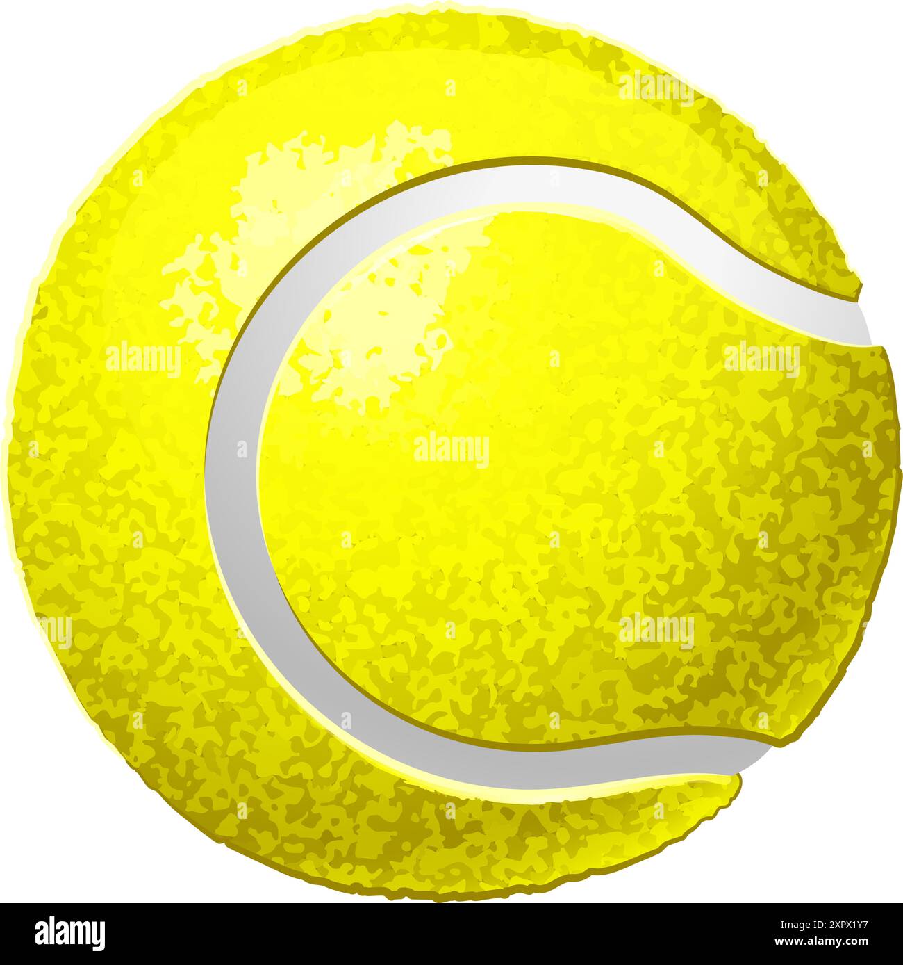 Tennis Ball Cartoon Sports Icon Illustration Stock Vector Image & Art ...