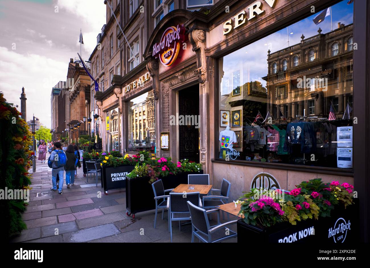 Hard Rock cafe in George Street, Edinburgh Stock Photo - Alamy