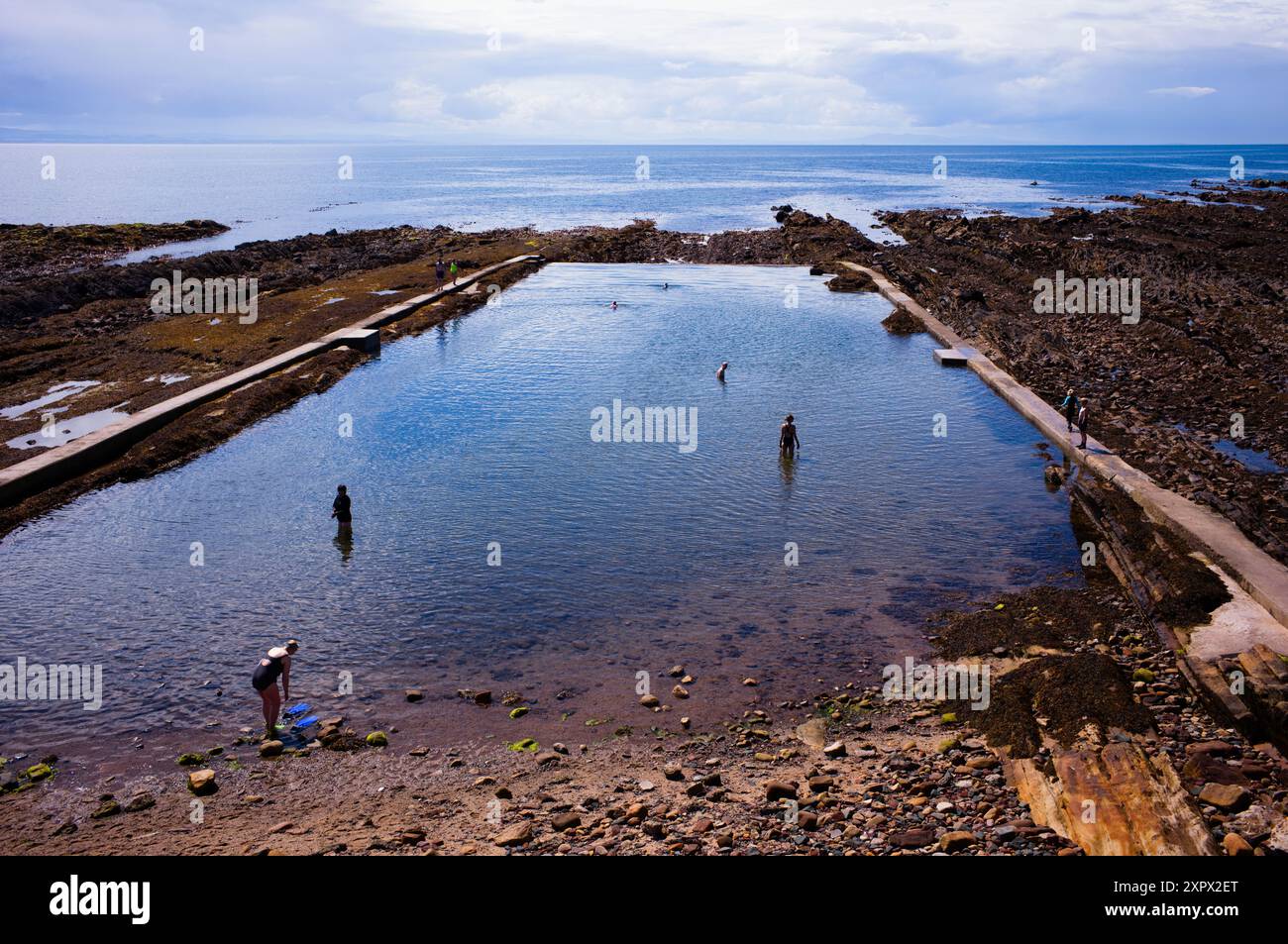 The seawater swimming pool at Pittenweem in Scotland Stock Photo - Alamy