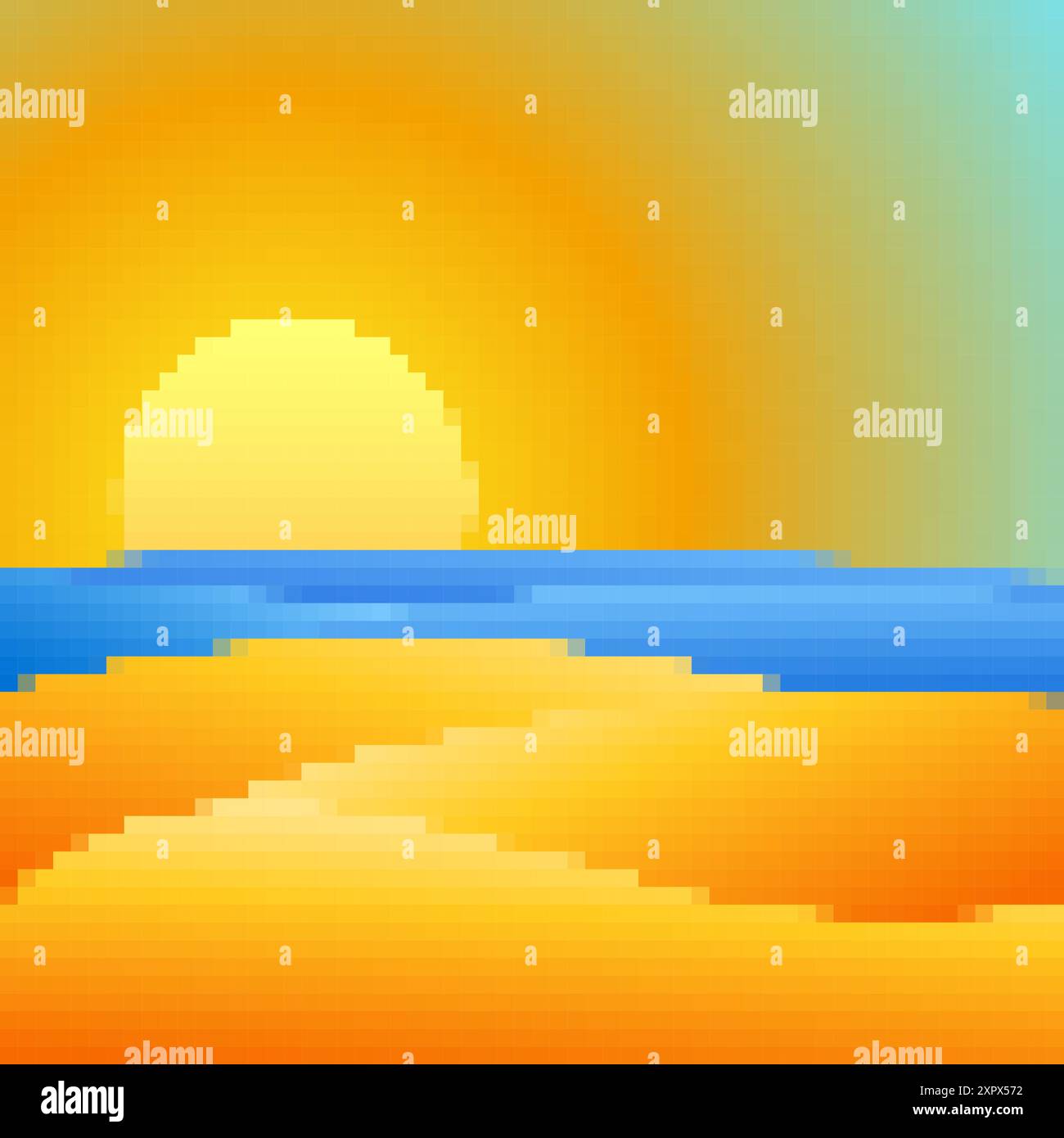 Dune and sea Stock Vector Images - Alamy