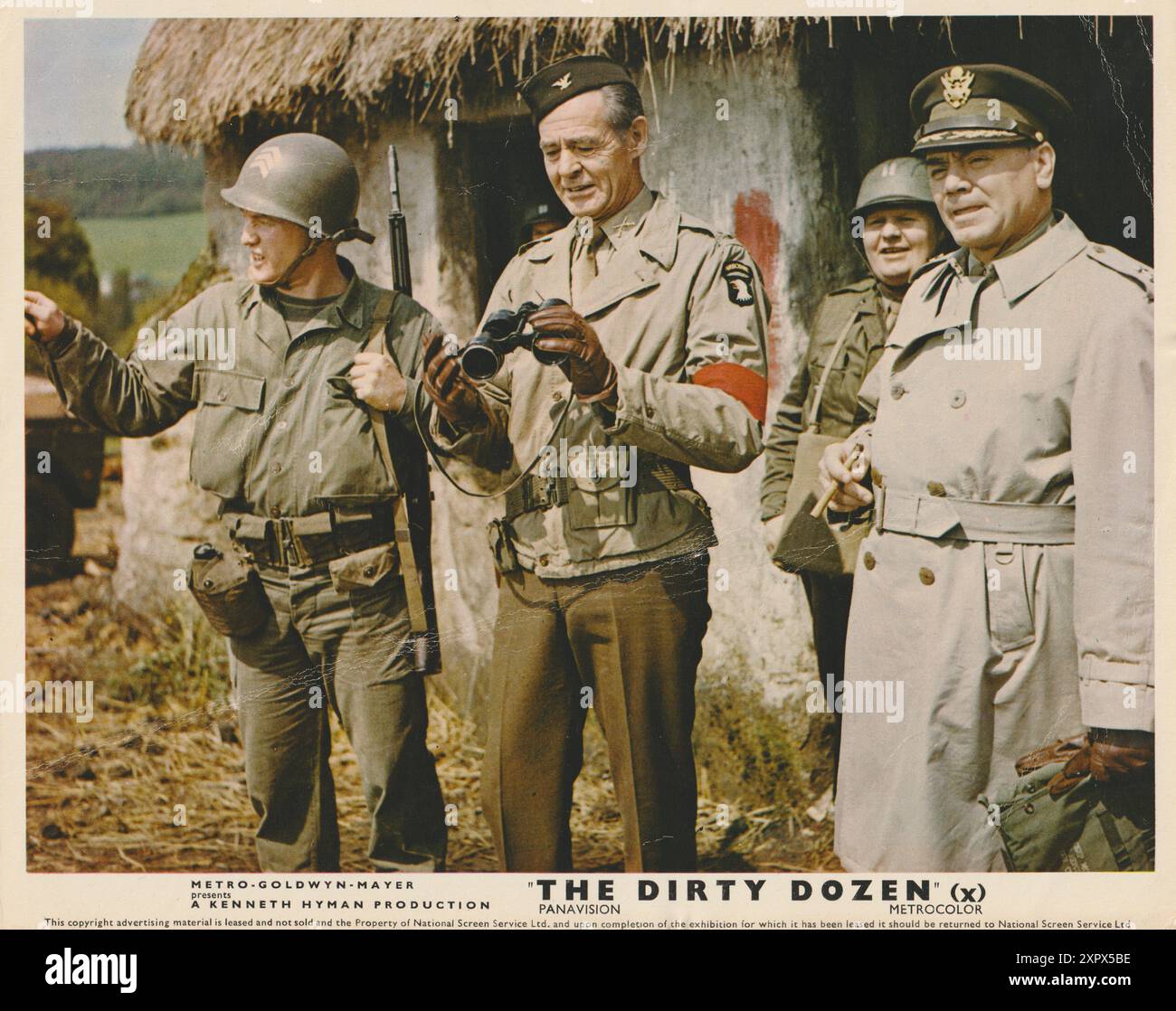 The Dirty Dozen (MGM, 1967). Lee Marvin Director Robert Aldrich Stock Photo - Alamy