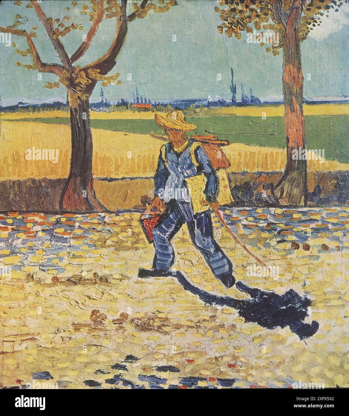Vincent Van Gogh - The Painter on His Way to Work [1888] Stock Photo ...