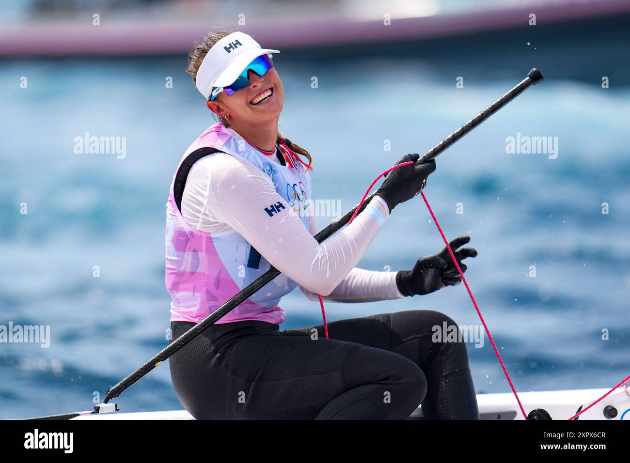 Line Flem HOEST (Norway) Bronze medal, Sailing, Women's Dinghy during ...