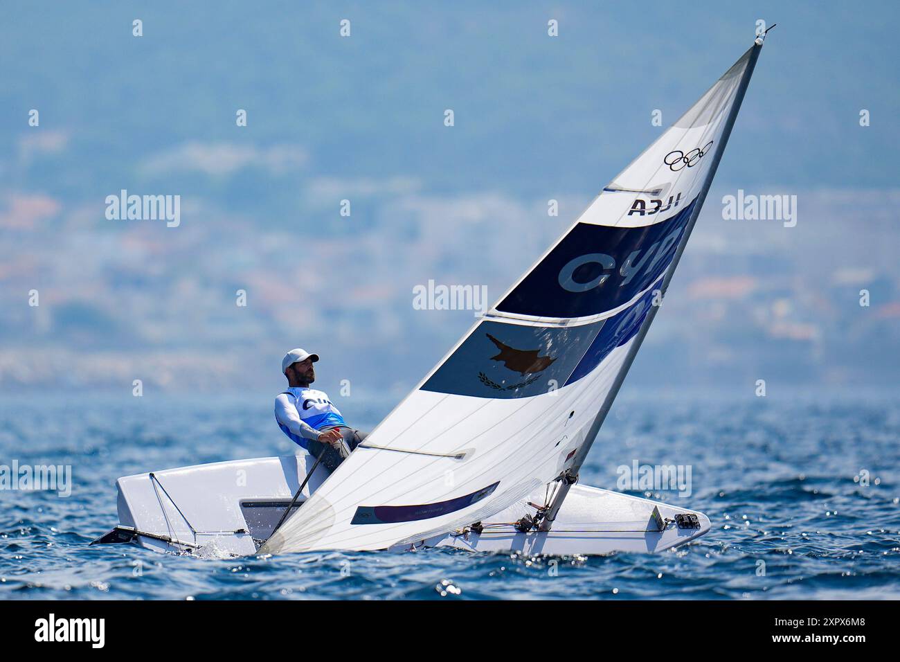 Pavlos KONTIDES (Cyprus), Sailing, Men's Dinghy during the Olympic ...