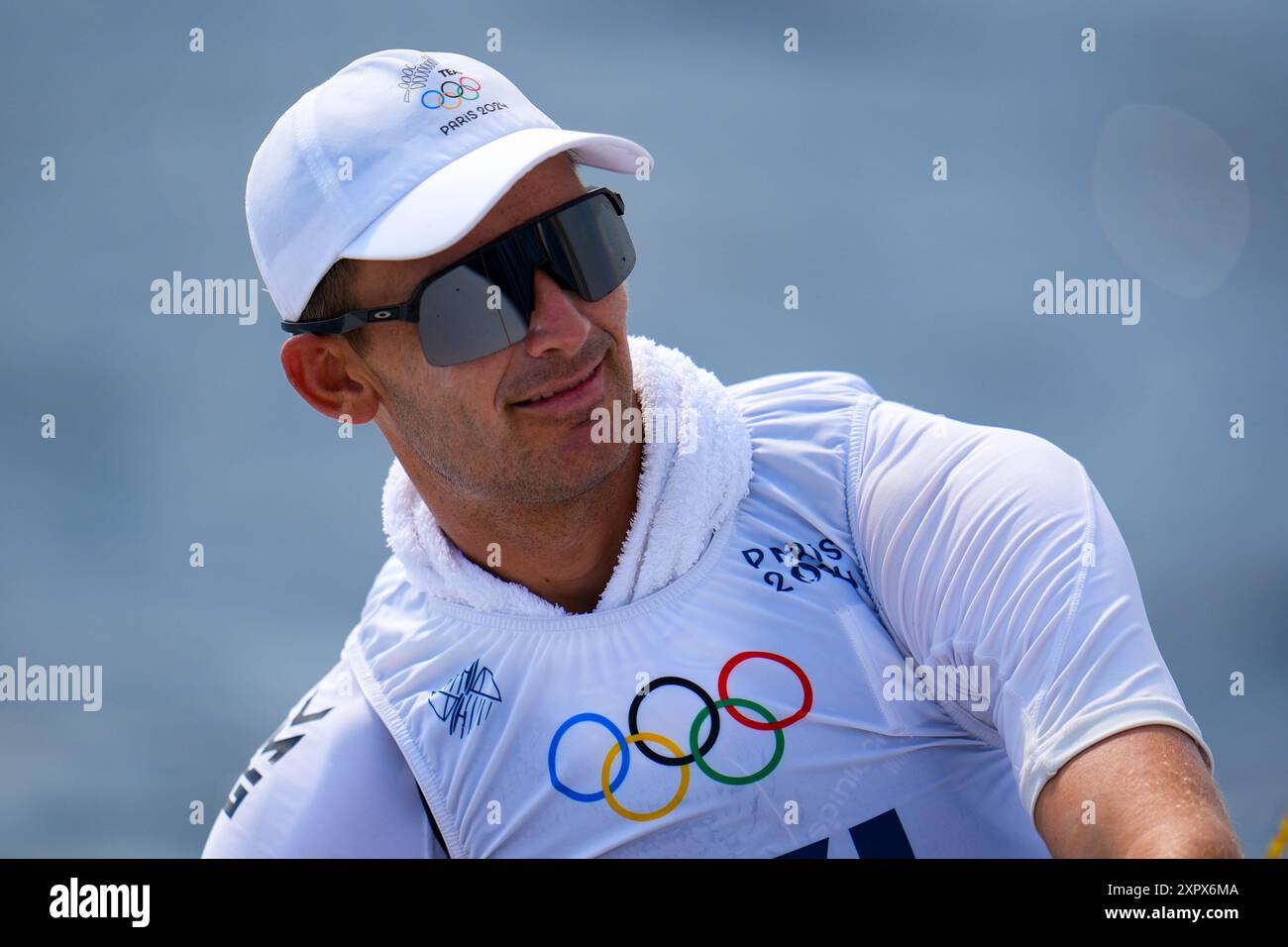 Thomas Saunders (New Zealand), Sailing, Men's Dinghy during the Olympic ...