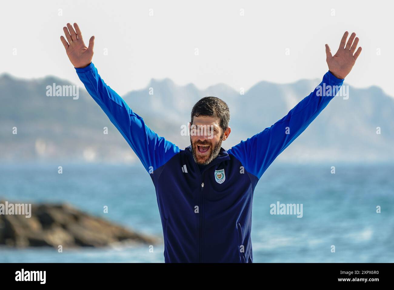 Pavlos KONTIDES (Cyprus) Silver medal, Sailing, Men's Dinghy during the ...