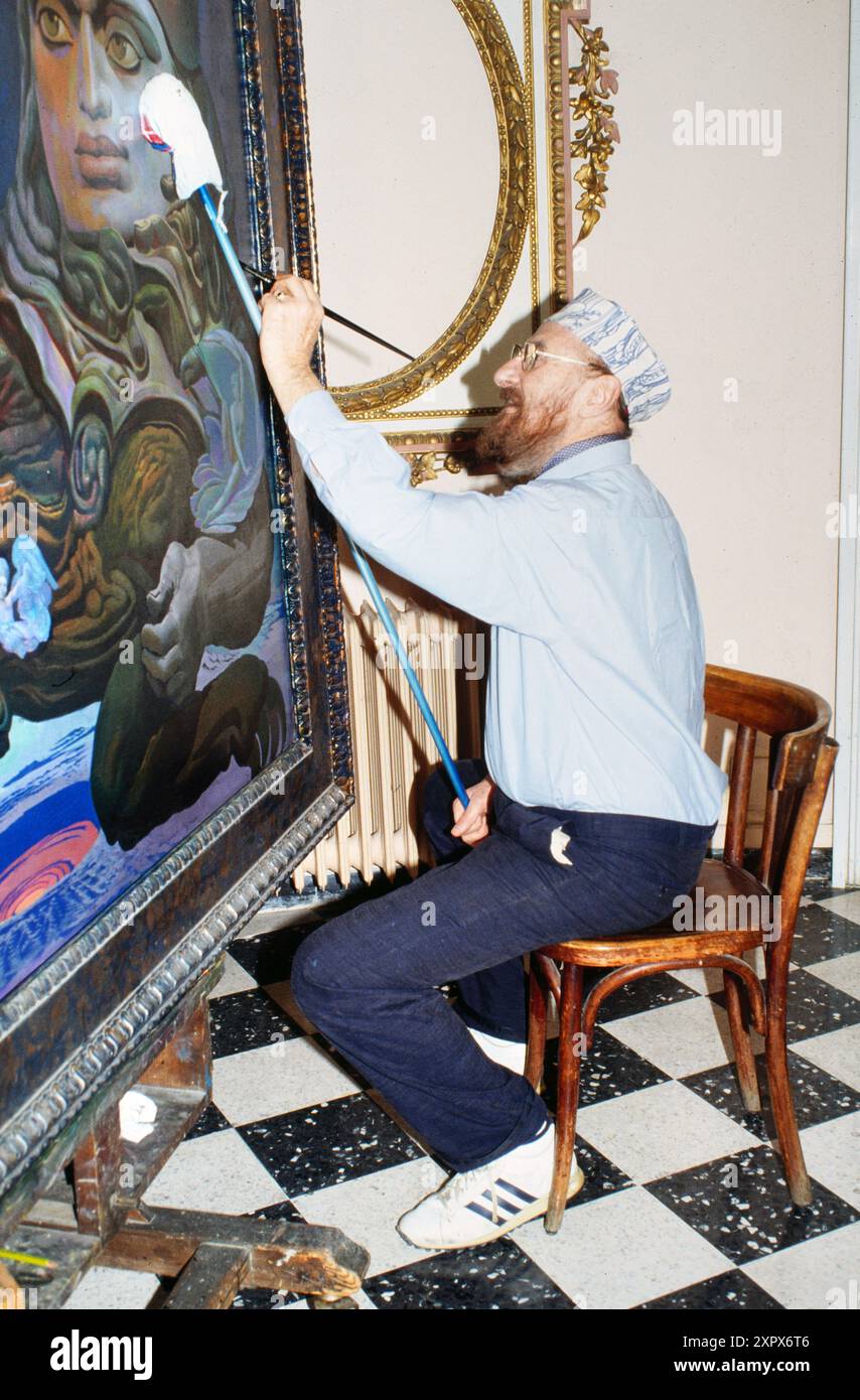 Ernst Fuchs, aka Professor Ernst Fuchs, berühmter Maler, Grafiker und ...