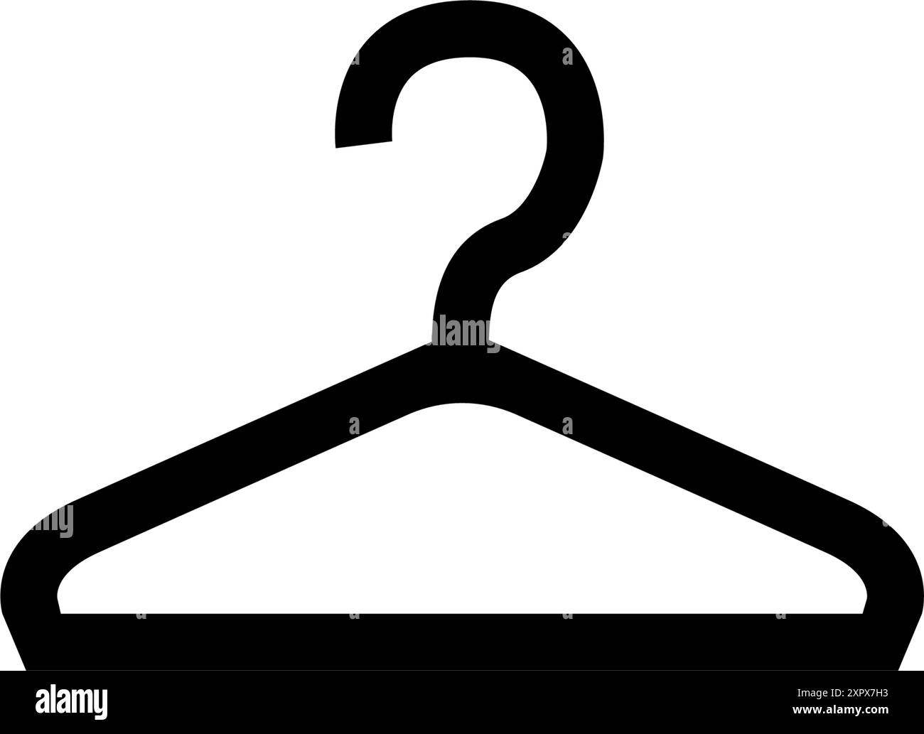 White and black plastic hanger Stock Vector Images - Alamy