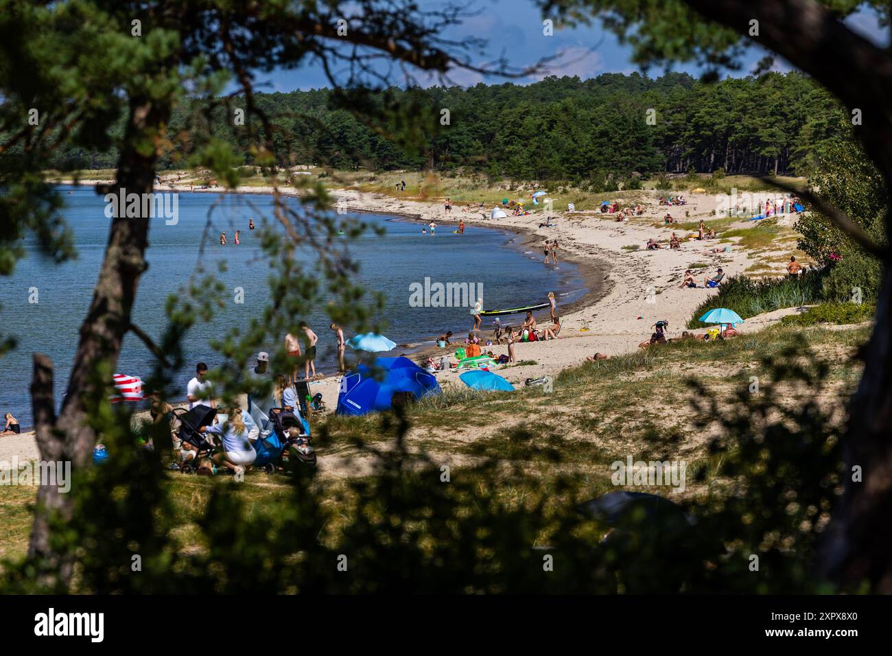 Swedish tourism on Öland, Sweden, during Monday. In the picture: Byrum ...