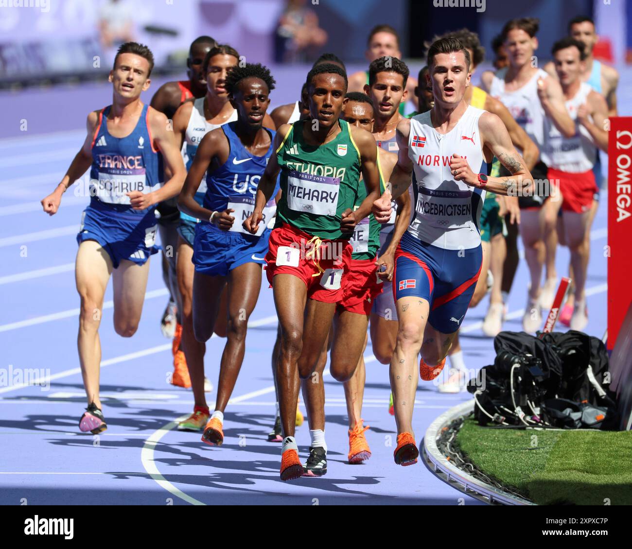 August 7, 2024, Paris, Ile de France, France: Jakob Ingebrigtsen (NOR ...