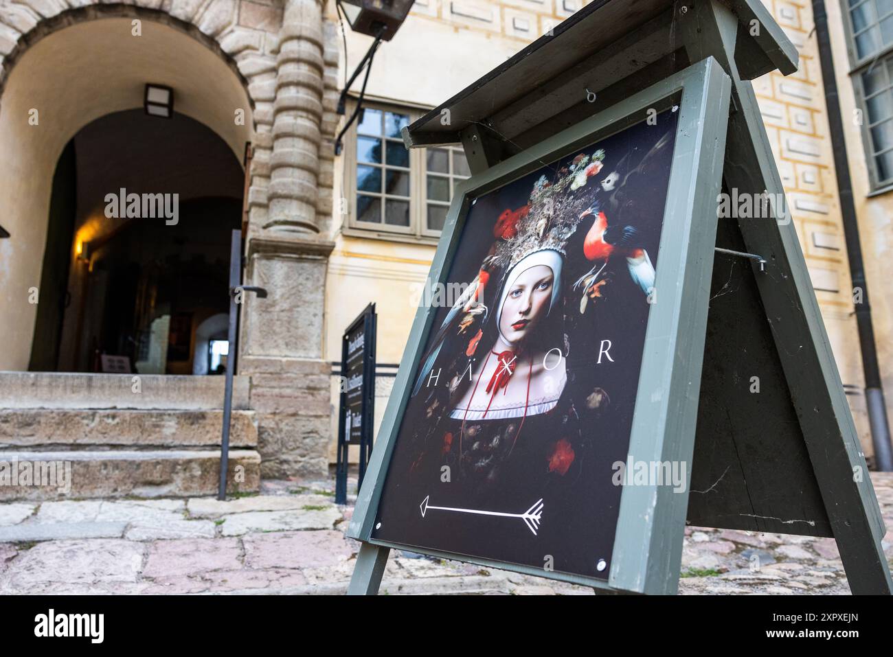 Swedish tourism, city of Kalmar, Sweden, during Sunday. In the picture ...