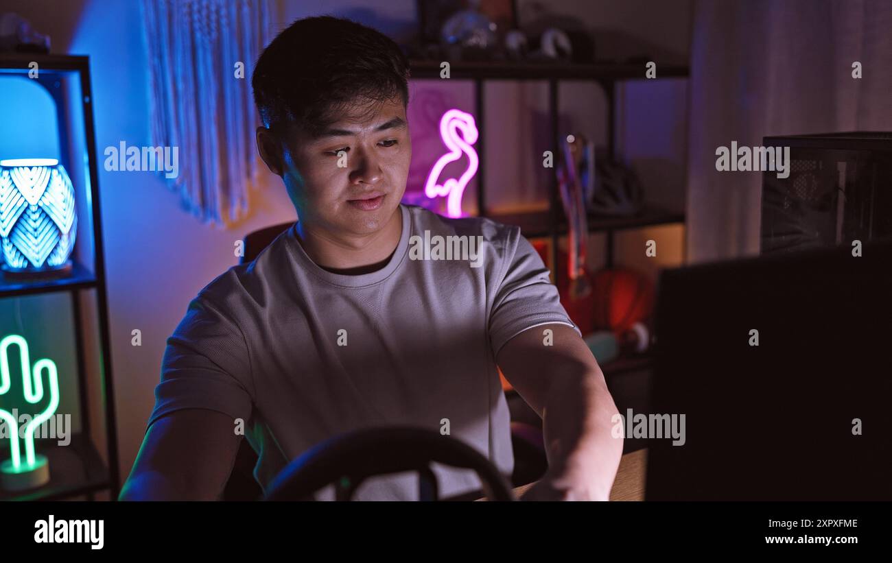 Sim racing setup hi-res stock photography and images - Alamy