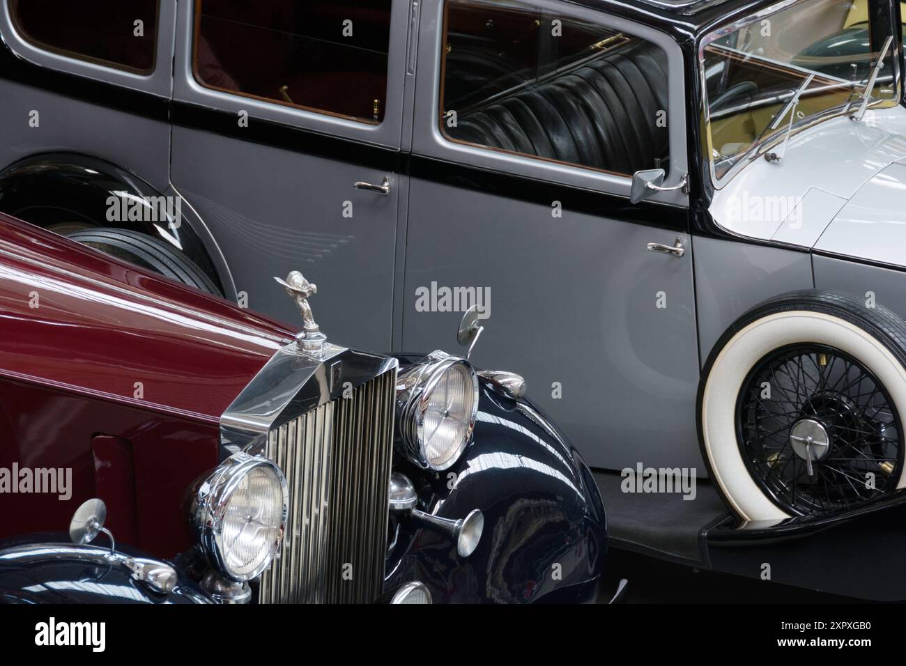Detailed view of vintage cars, Germany Stock Photo - Alamy