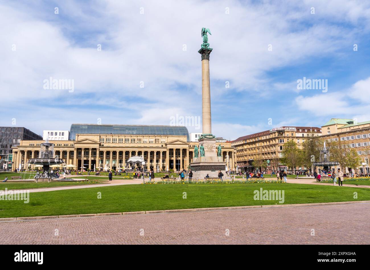 The New Castle Neues Schloss, Castle and Old Residence of Kings ...
