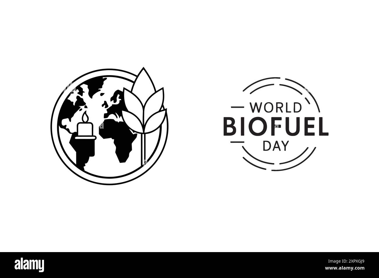 world biofuel day 10 august vector poster Stock Vector Image & Art - Alamy