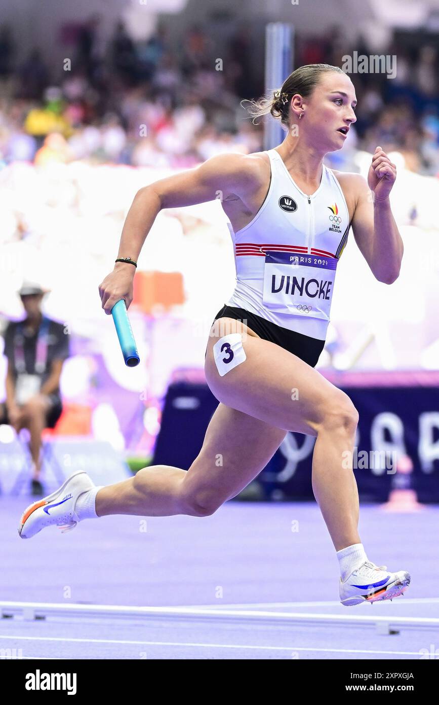 Belgian athlete Rani Vincke pictured in action during the first round ...