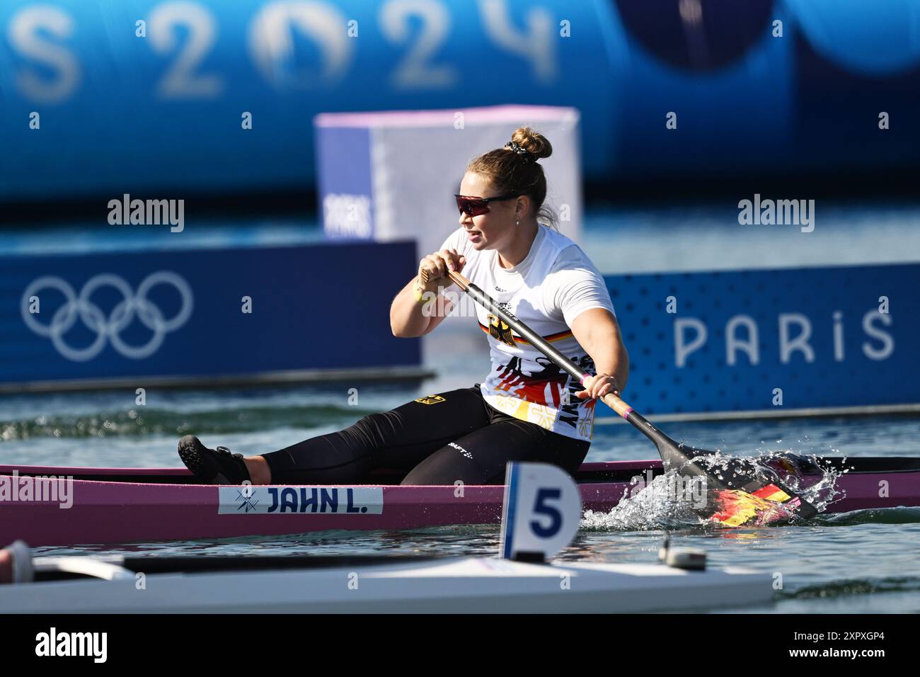 Vaires Sur Marne, France. 08th Aug, 2024. Olympics, Paris 2024, Canoe ...