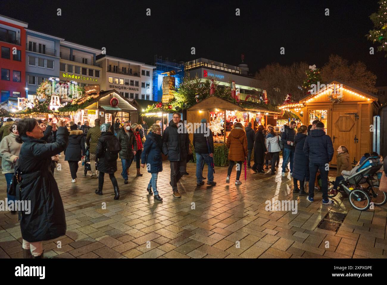 The Christmas Market in Stuttgart, Germany Stock Photo - Alamy