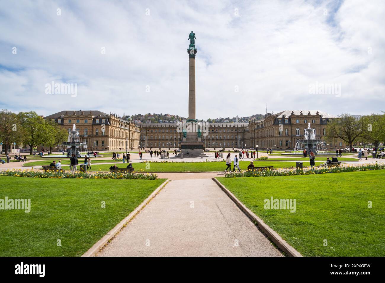 The New Castle Neues Schloss, Castle and Old Residence of Kings ...