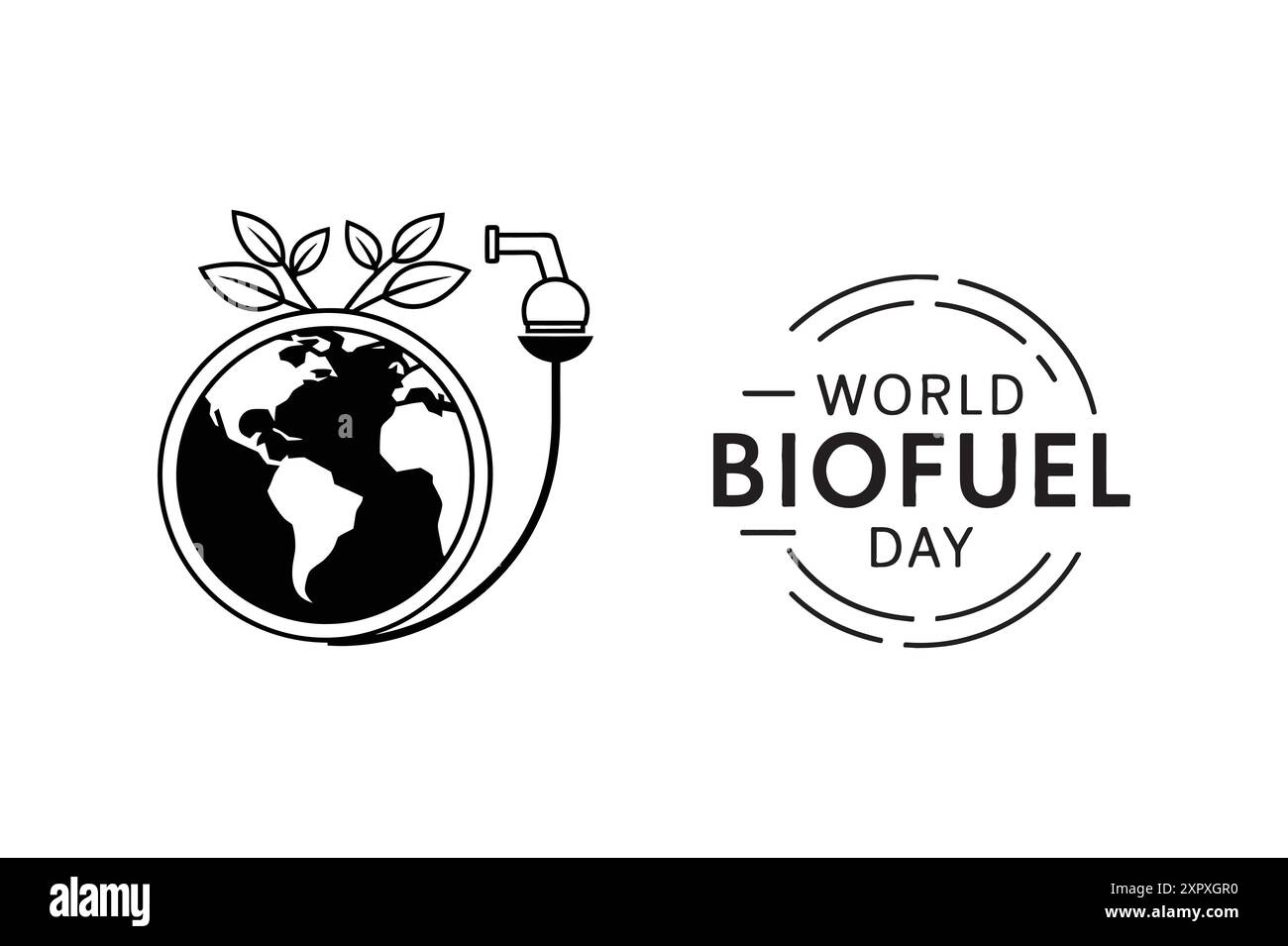 world biofuel day 10 august vector poster Stock Vector Image & Art - Alamy