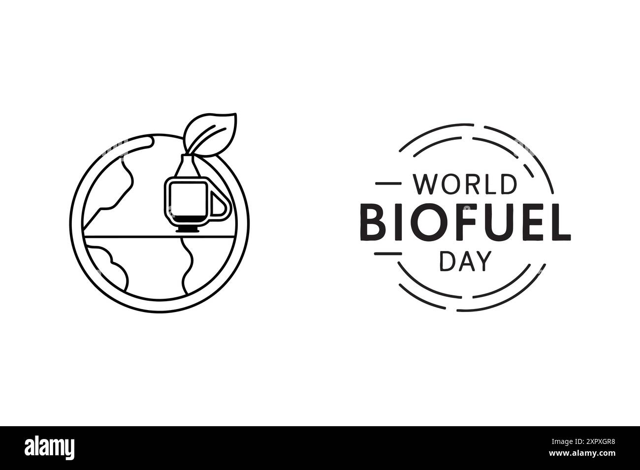world biofuel day 10 august vector poster Stock Vector Image & Art - Alamy
