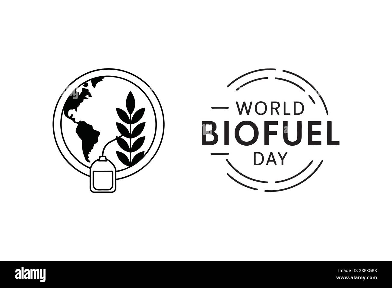 world biofuel day 10 august vector poster Stock Vector Image & Art - Alamy