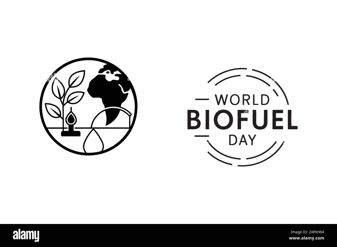 world biofuel day 10 august vector poster Stock Vector Image & Art - Alamy