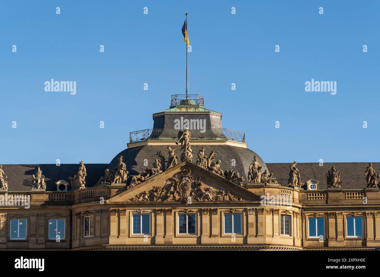 The New Castle Neues Schloss, Castle and Old Residence of Kings ...