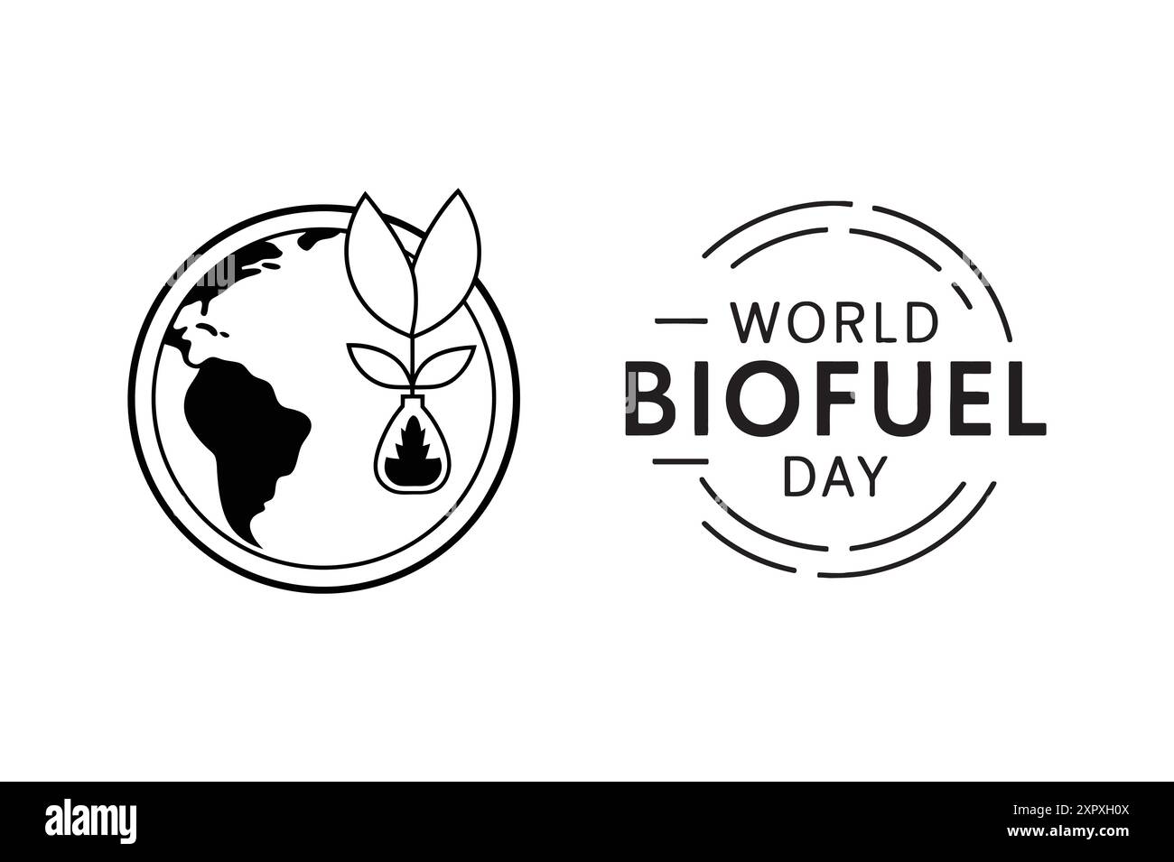 world biofuel day 10 august vector poster Stock Vector Image & Art - Alamy
