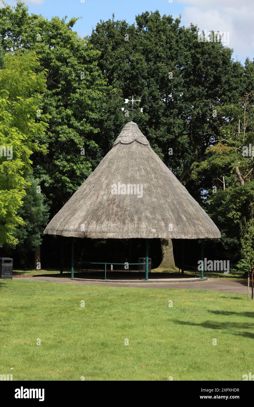 Thatched bandstand, Braintree and Bocking Public Gardens, Braintree ...