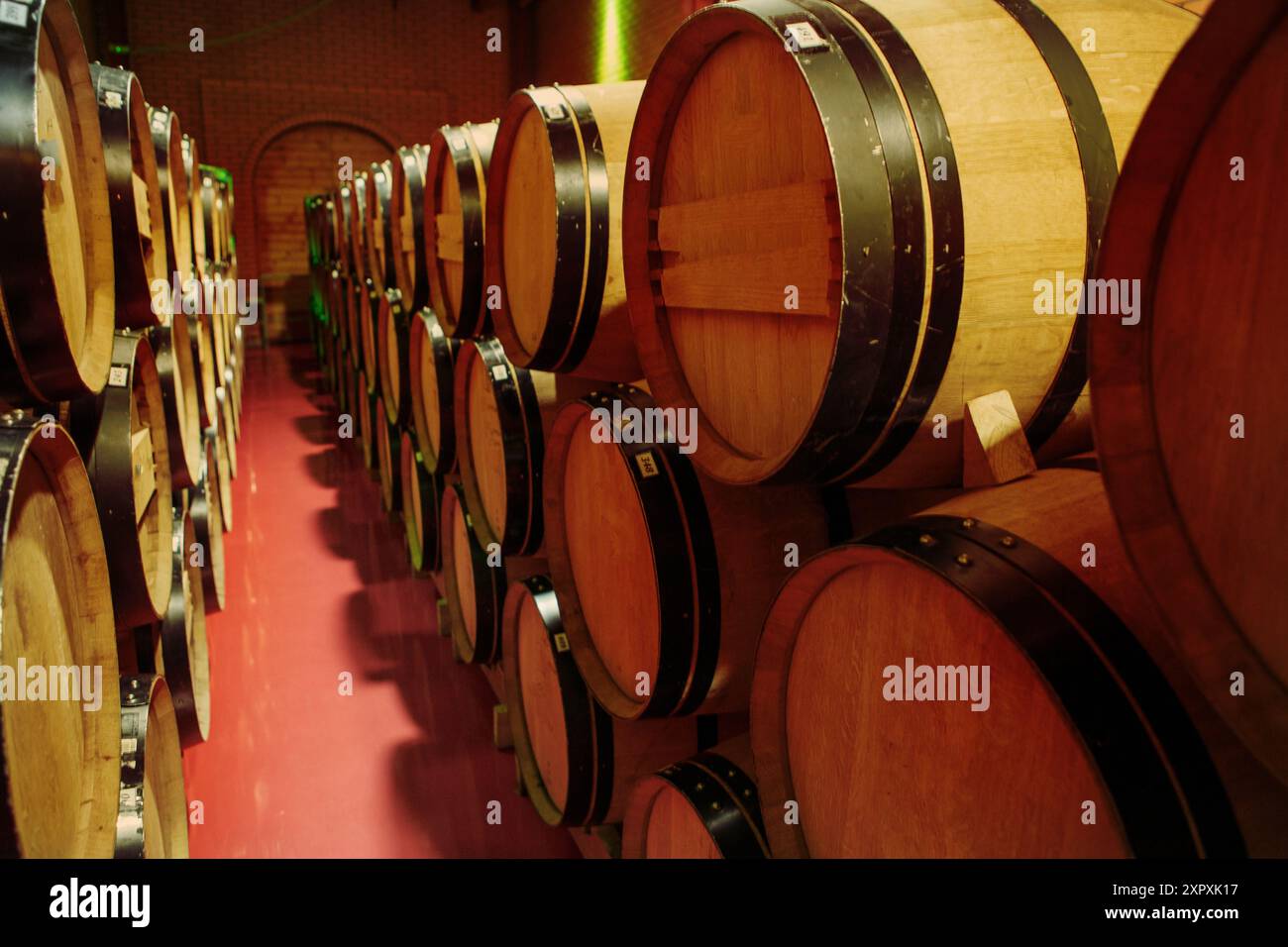 Dimly lit wine cellar hi-res stock photography and images - Alamy