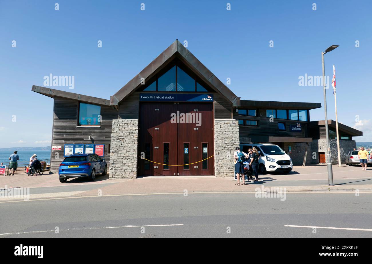 View of Exmouth RNLI Life Boat Station, from Queens Drive, Exmouth ...