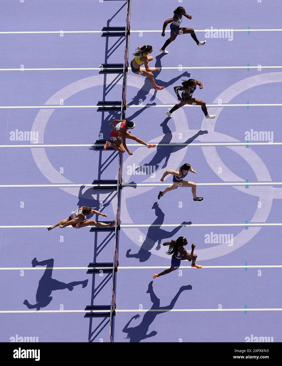 Paris, France. 8th Aug, 2024. Lin Yuwei (4th from top) of China ...