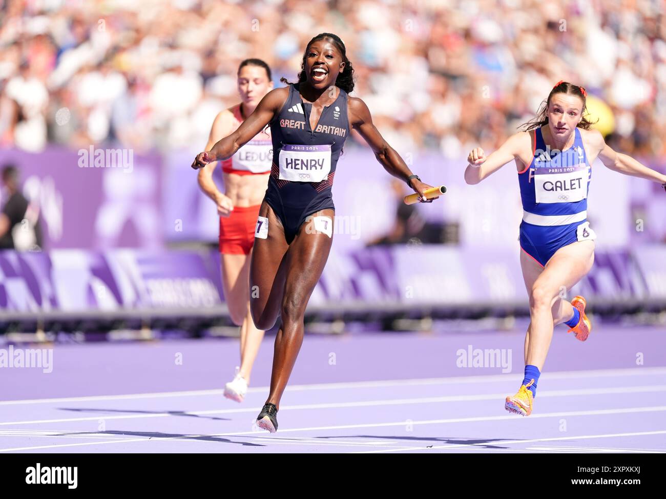 Great Britain's Desiree Henry following the Women's 4 x 100m Relay ...