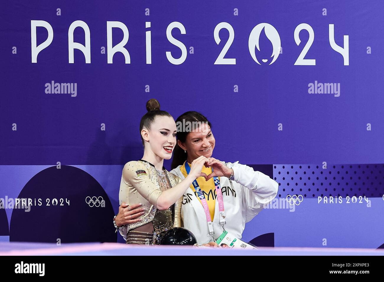 FRA, Olympische Spiele Paris 2024, Rythmische Sportgymnastik, 08.08. ...