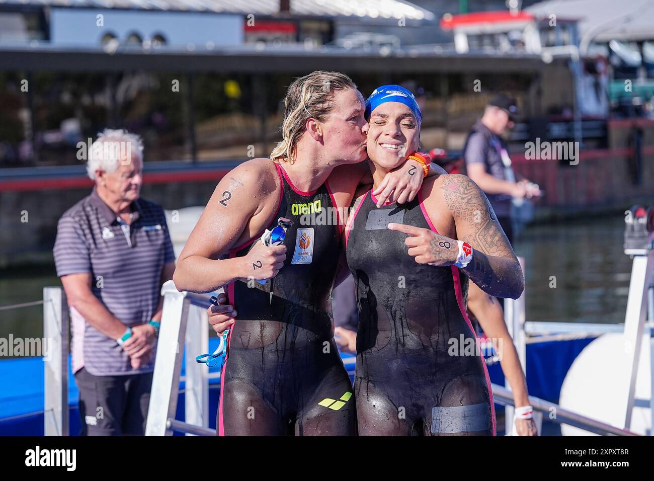 Sharon van Rouwendaal of the Netherlands Gold medal, Ana Marcela Cunha ...
