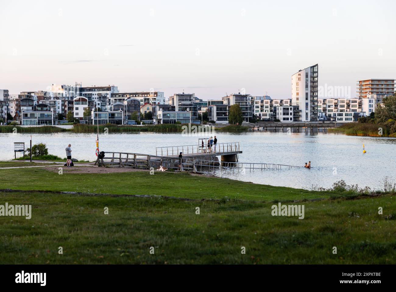 Bathers in the baltic sea hi-res stock photography and images - Alamy