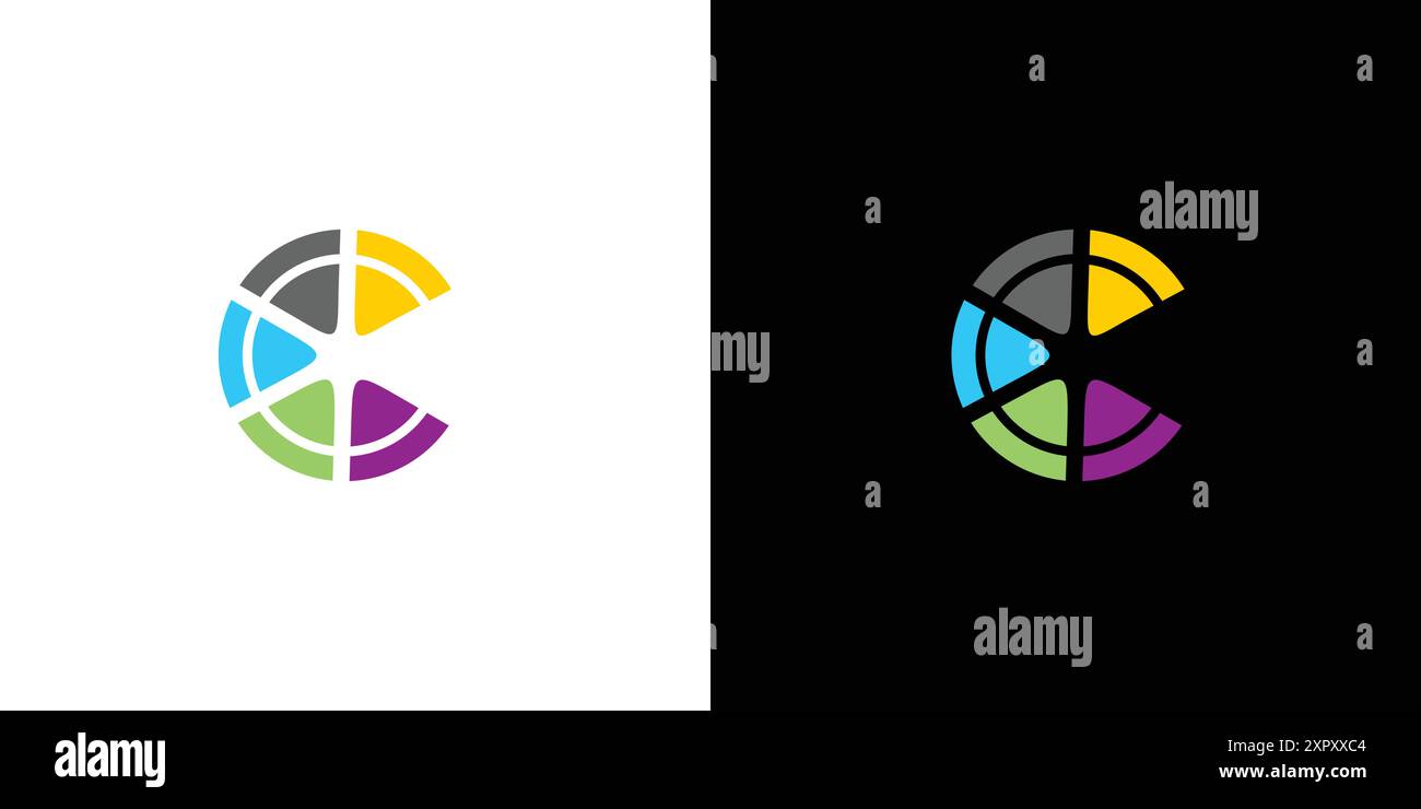 Premium minimal c logo hi-res stock photography and images - Alamy