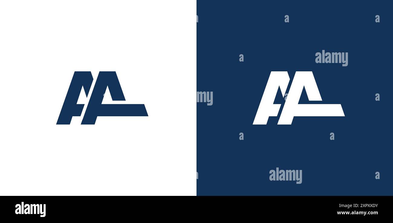 Aa initials logo hi-res stock photography and images - Alamy