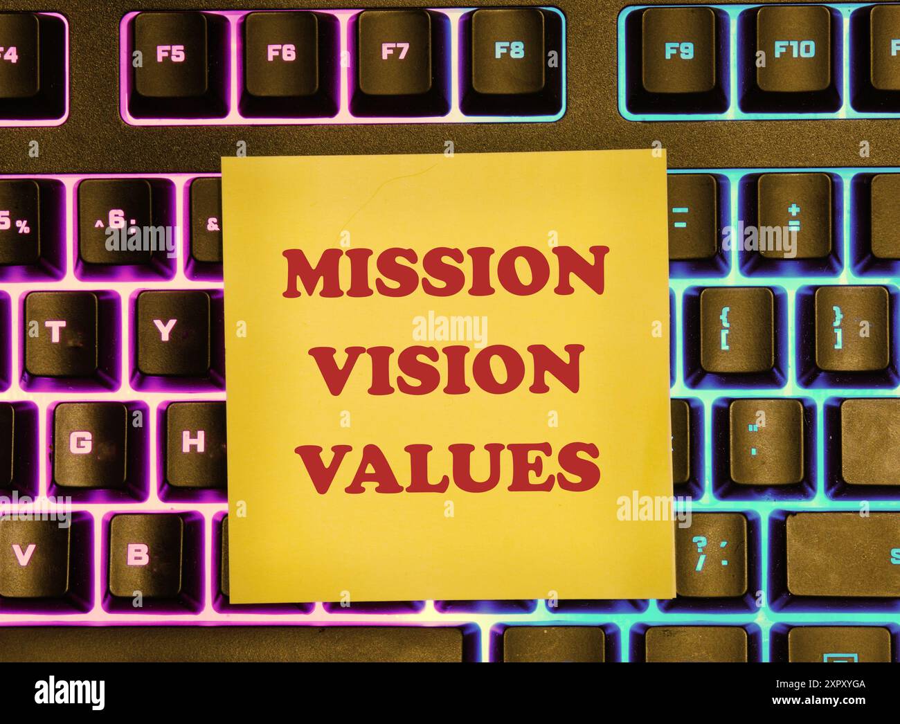 Mission vision values symbol. Concept words Mission Vision Values on a ...