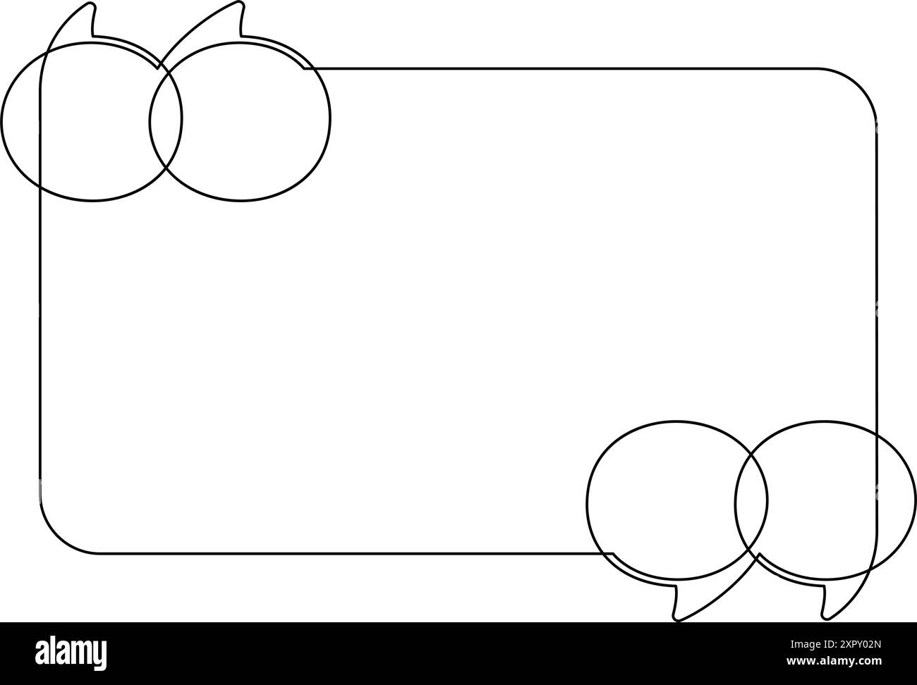 quote design template copy space one line continuous minimalism thin ...