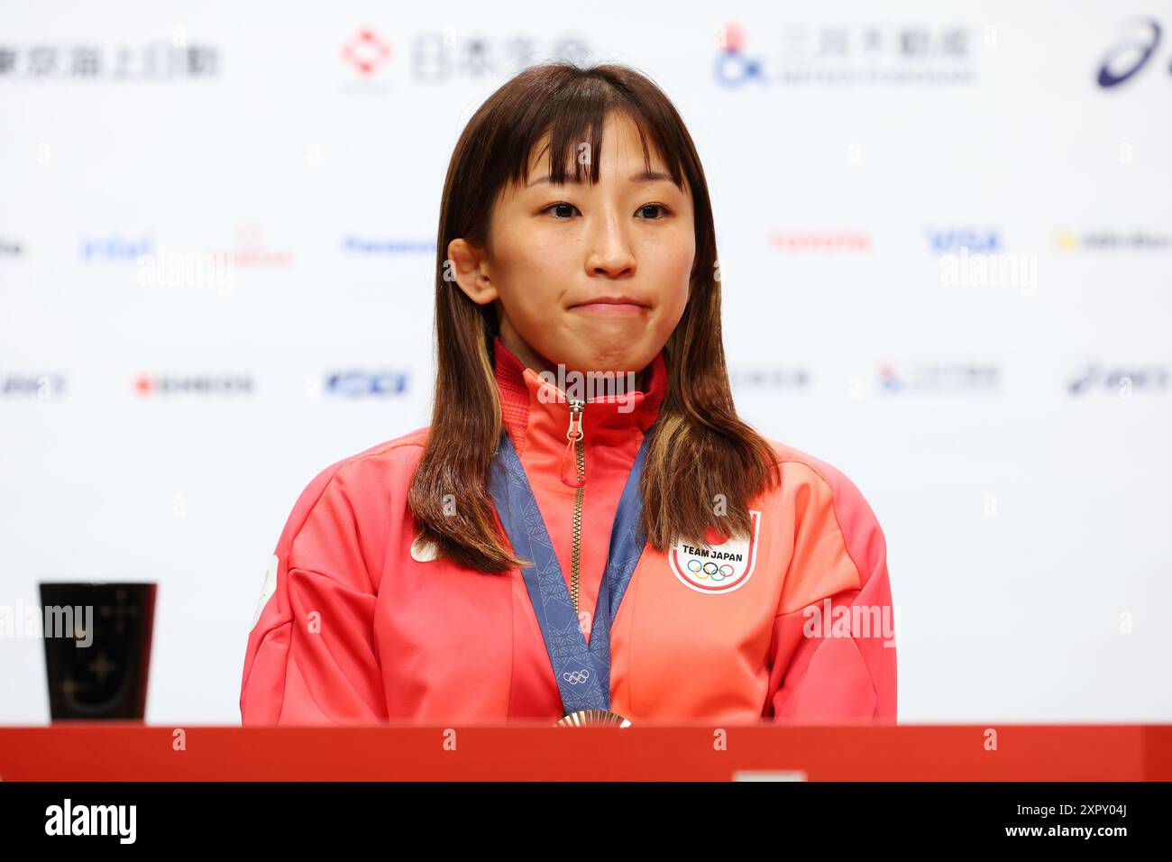 Paris, France. 8th Aug, 2024. Yui Susaki (JPN) Wrestling : Gold medalist Nao Kusaka and Bronze ...