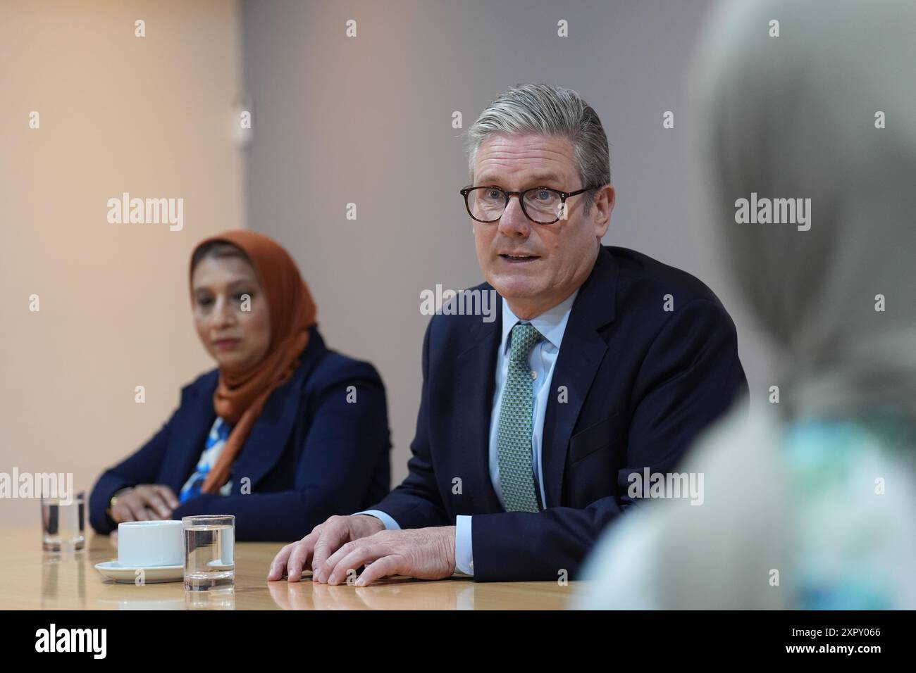 Prime Minister Sir Keir Starmer during a visit to The Hub - Solihull ...