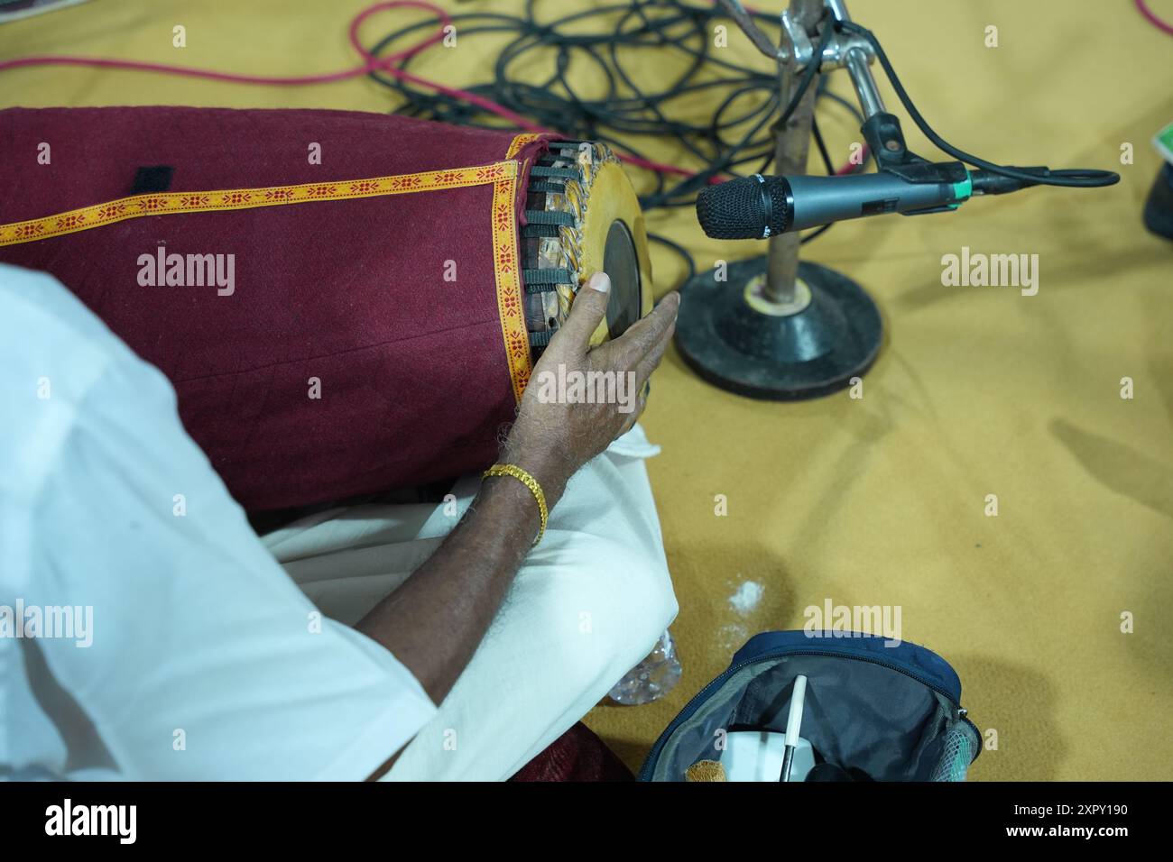 Mridangam also known as "deva vaadyam Stock Photo - Alamy