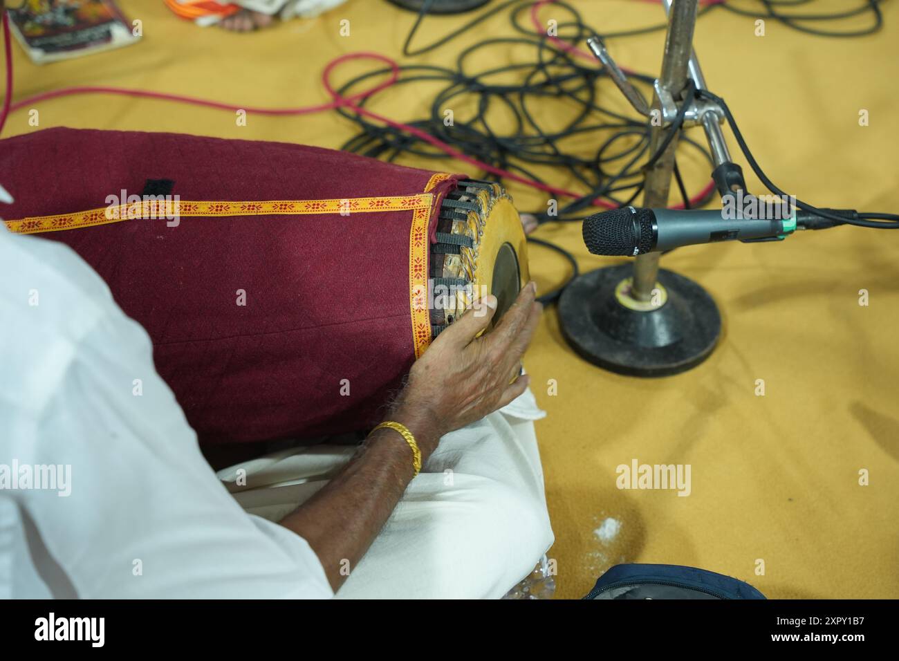 Mridangam also known as "deva vaadyam Stock Photo - Alamy