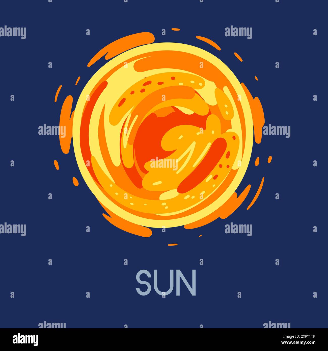 Vibrant sun Stock Vector Images - Alamy