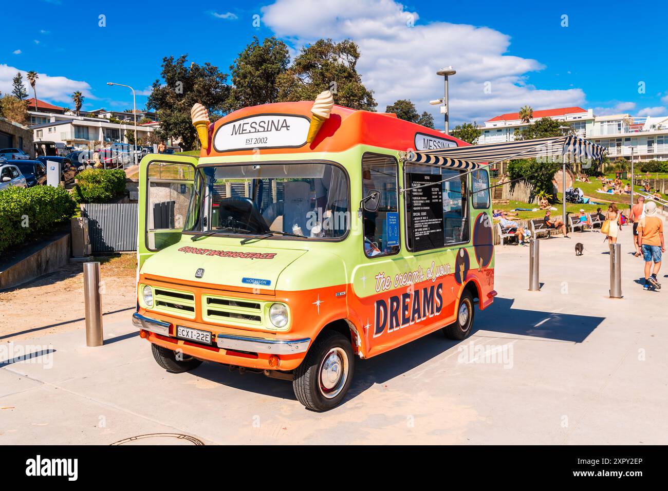 Sydney, Australia - April 20, 2022: Messina Gelato ice cream retro van ...