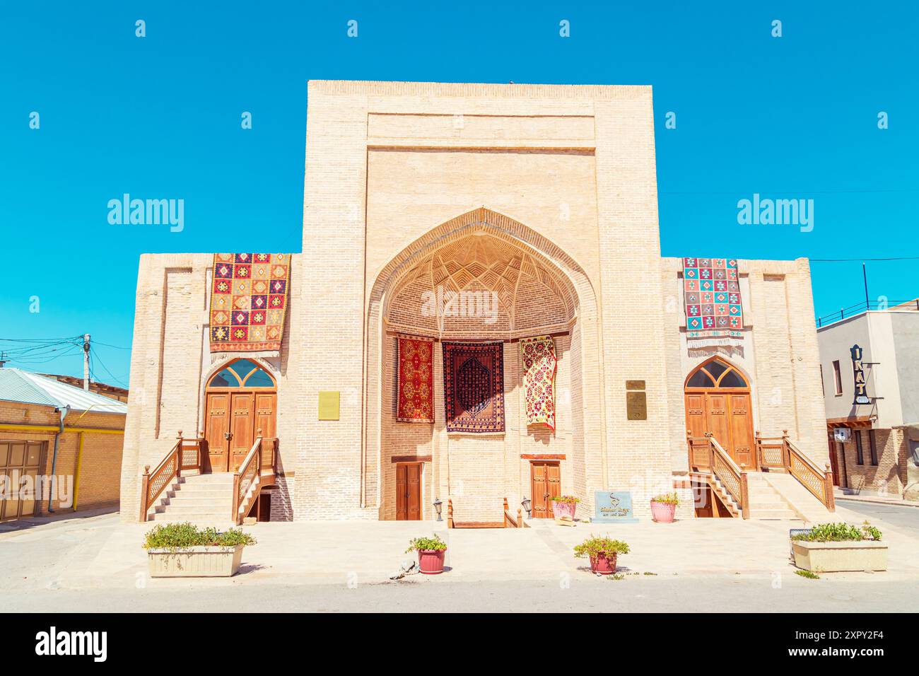 Famous trading domes - the main market of Bukhara. Bukhara, Uzbekistan ...
