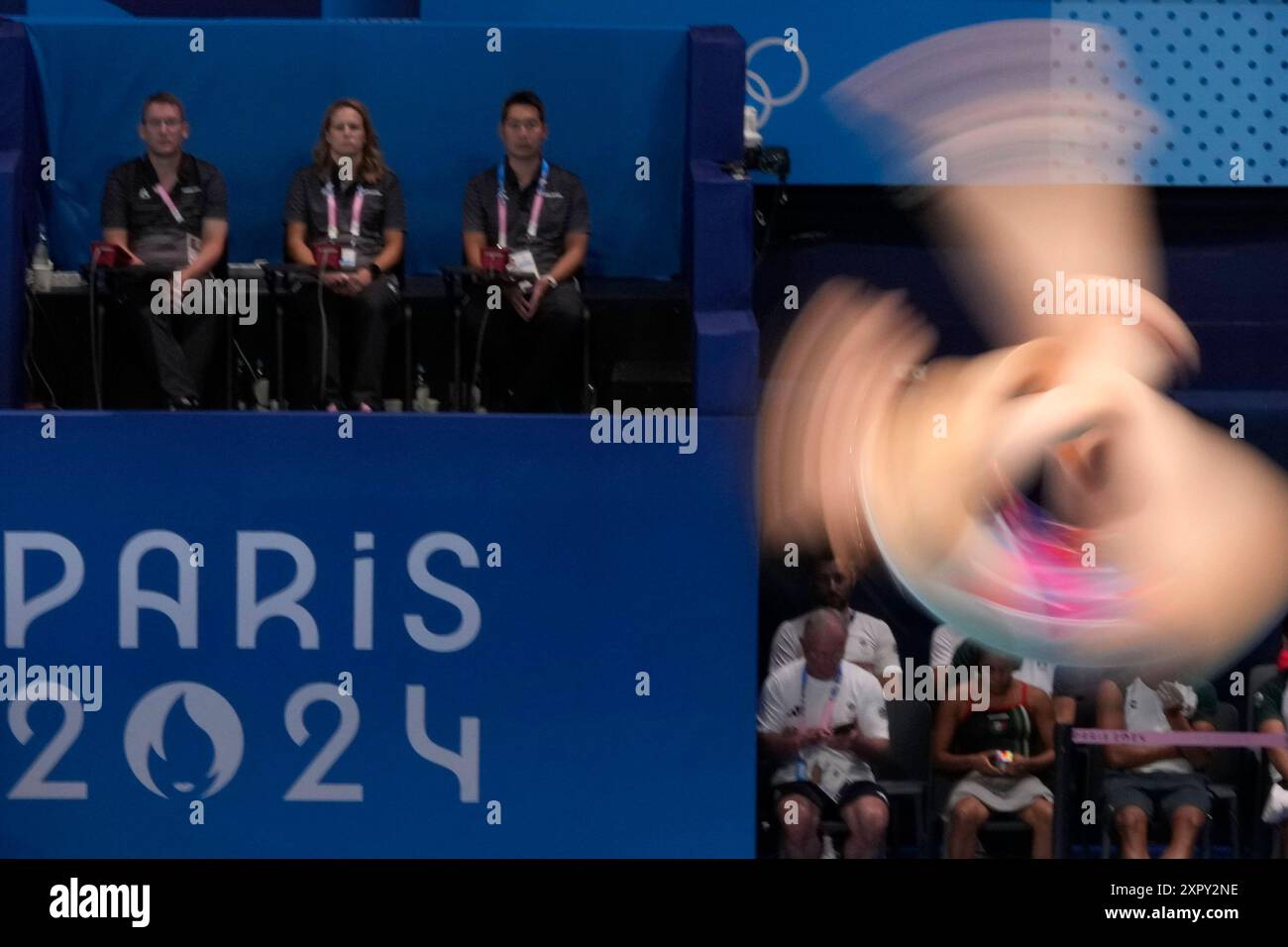 South Korea's Kim Su-ji competes in the women's 3m springboard diving ...
